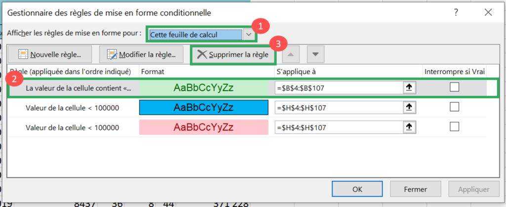 Utiliser la mise en forme conditionnelle – JaimeExcel.com